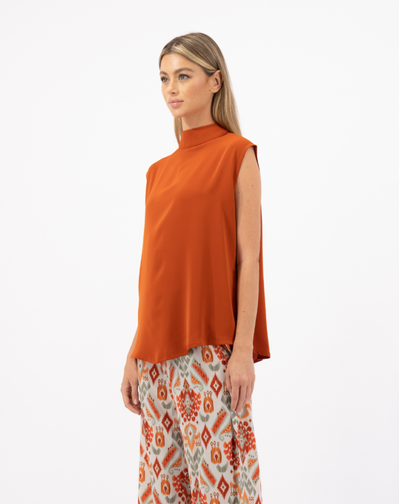 High Neck Inner Blouse – In The Clouds