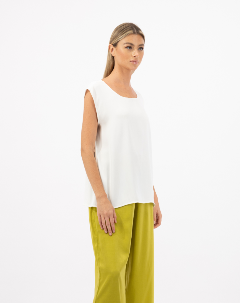 Boat Neck Inner Blouse – In The Clouds